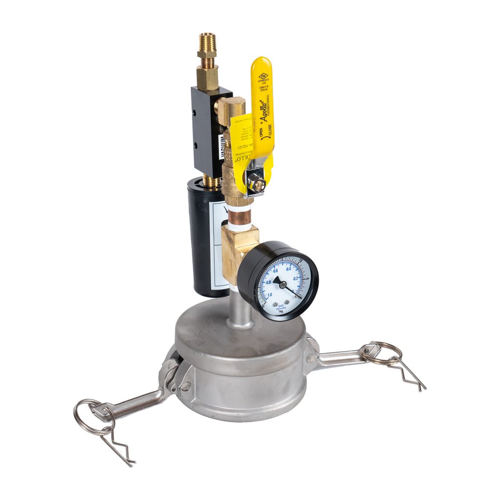 Hand Held VAC Test with 3" Dust Cap (PNEUM) - J-Tech Machine