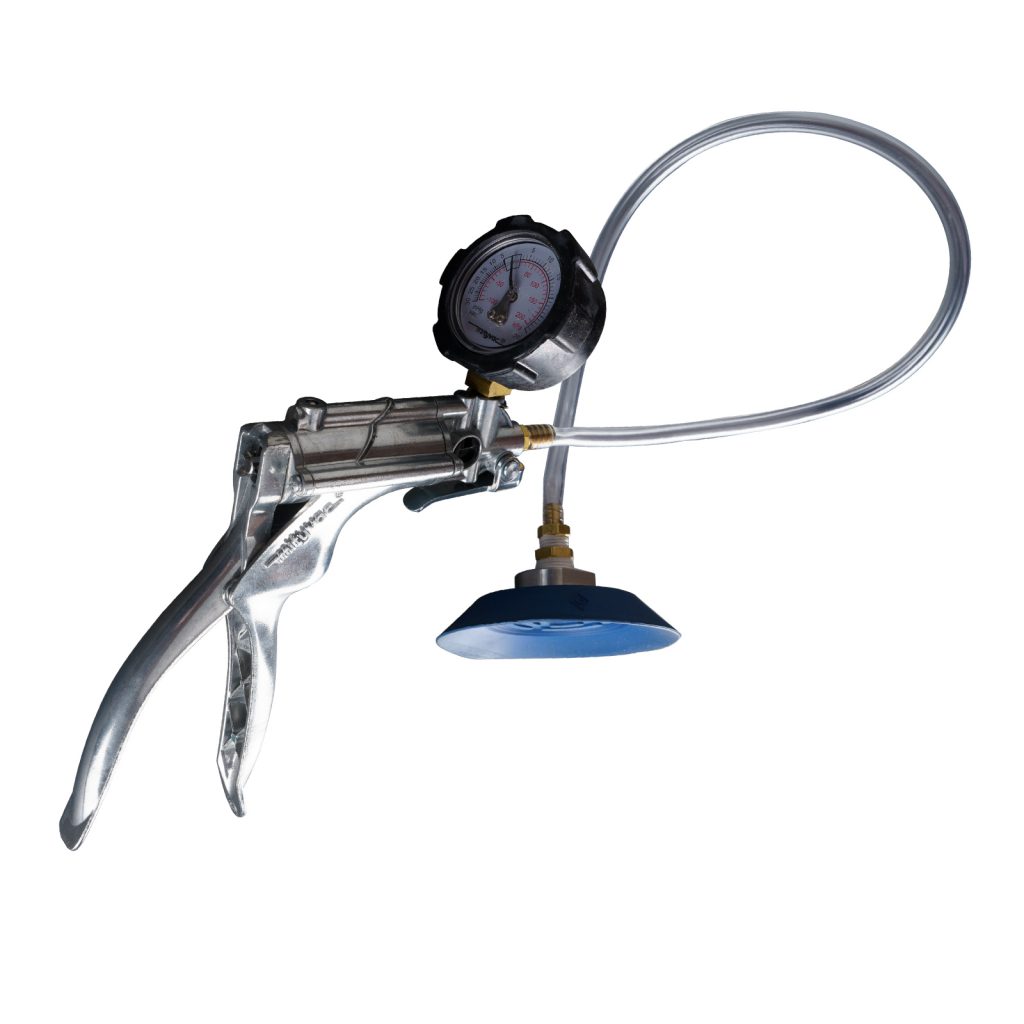 Hand Held VAC Test with 3" Dust Cap (PNEUM) - J-Tech Machine